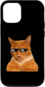 Amazon.com: iPhone 14 Pro Funny Cat Meme Mewing LooksMaxxing Mogged cat ...