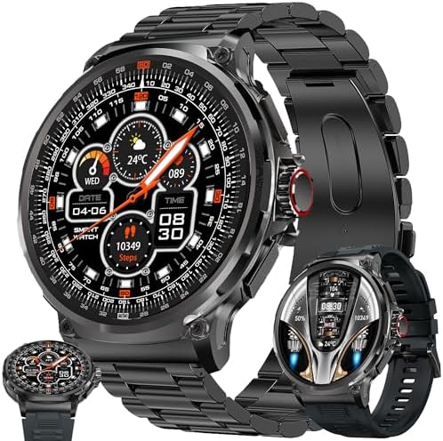 Amazon.com: Smart Watches for Men(Answer/Make Call) , 710mAh Battery, 1 ...