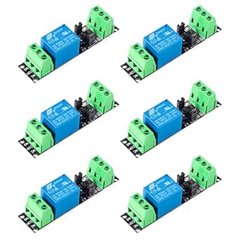 6pcs 1 Channel DC 3V Relay Power Switch Module with Optocoupler Relay ...