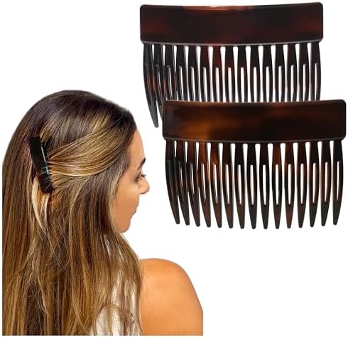Amazon.com : Camila Paris CP2942 French Hair Side Comb, Small Tortoise ...