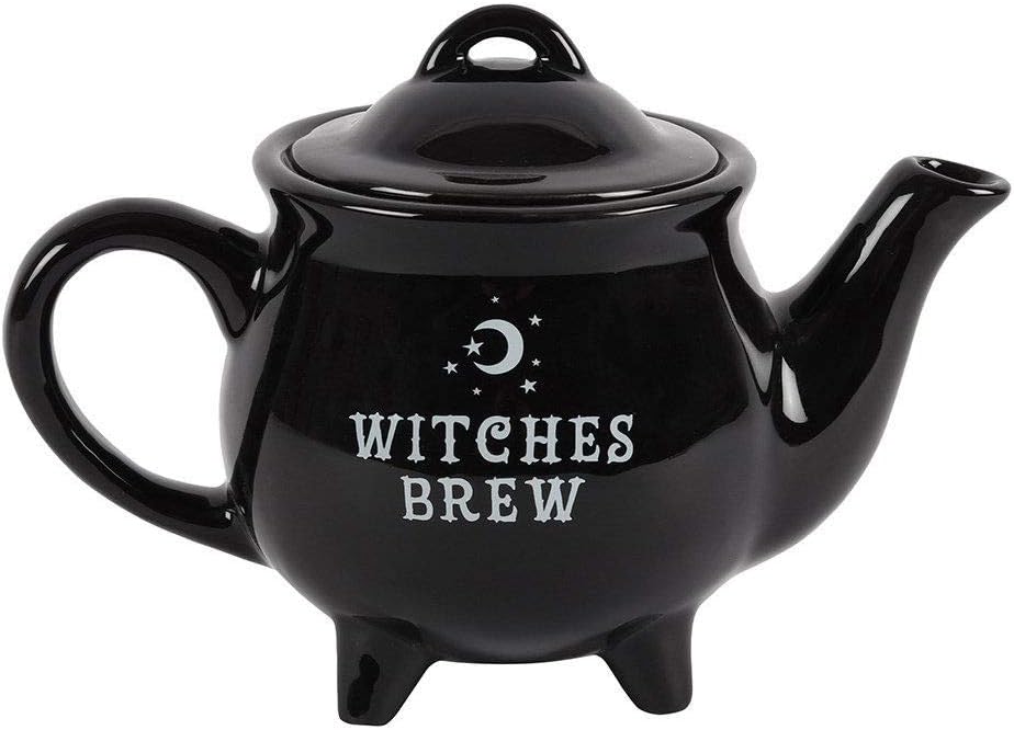 Amazon.com | Grace Teaware Halloween Witch's Cauldron Teapot ...