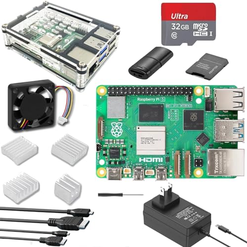 Snapklik.com : Vemico For Raspberry Pi 5 8GB Starter Kit