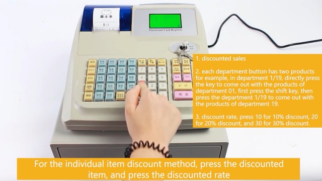 Watch Cash register sales function operation on Amazon Live
