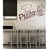 Amazon.com: Vinyl Wall Decal Pizza Italian Restaurant Pizzeria Italy ...