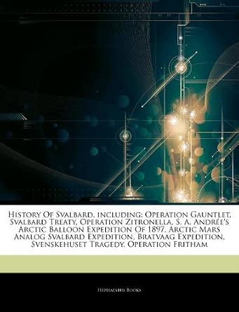 Amazon | Articles on History of Svalbard, Including: Operation Gauntlet ...