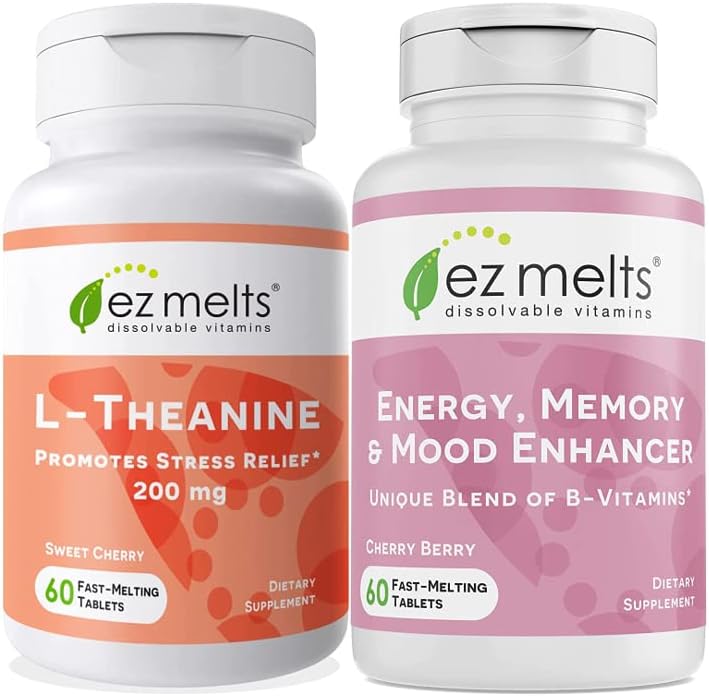 Amazon.com: EZ Melts Essential Mood Bundle, Sugar-Free, 1-2-Month ...