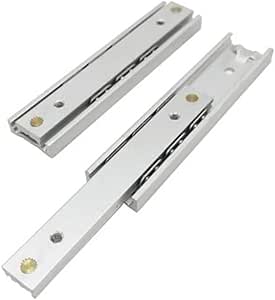 Amazon.co.jp: 2 x Double Sided Ultra Short 70mm Drawer Slide Small ...