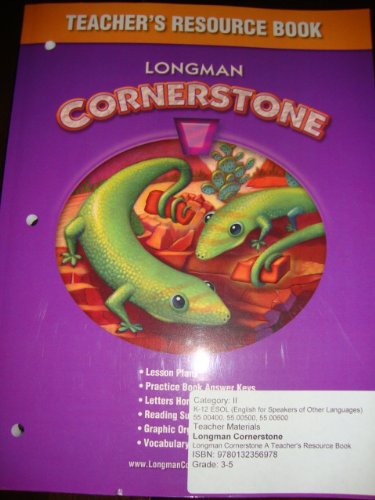 Longman Cornerstone "A" / Teacher's Resource Book - Grade 3-5 (ISBN ...