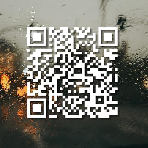 Amazon.com: Custom QR Window Decal/No Background qr Sticker/Your ...