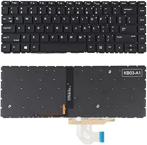 Amazon.com: Teclado de repuesto para computadora portátil HP Probook 440 G6 445 G6 440 G7 445 G7 ...
