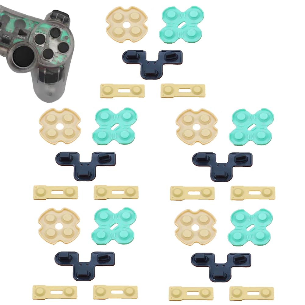 Amazon.com: 5 Sets Silicone Conductive Rubber Pads Replacement for ...
