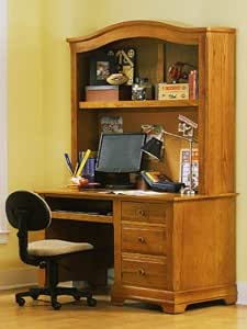 Amazon.com: Cottage Computer Desk and Hutch : Home & Kitchen