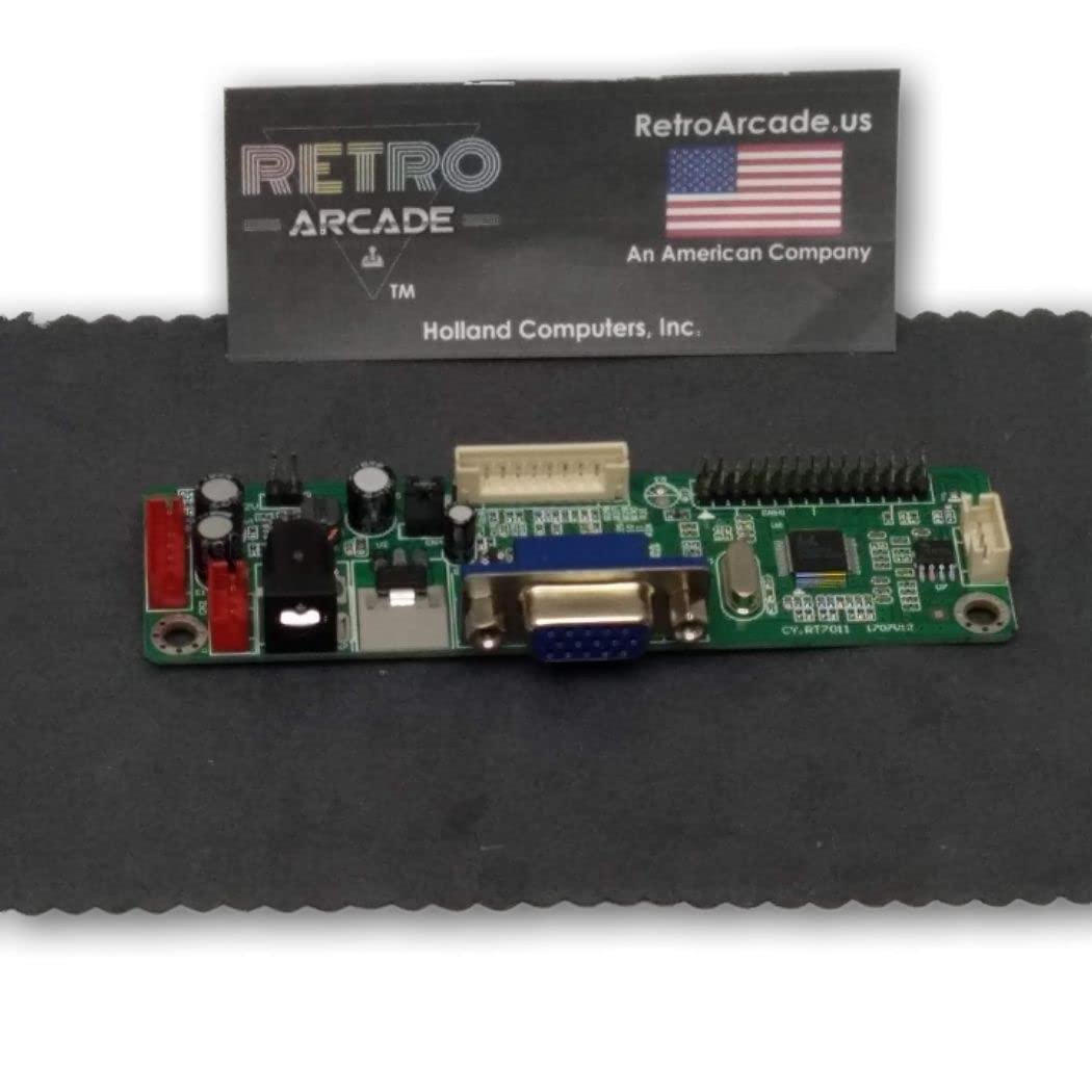 Amazon.com: RetroArcade.us Replacement VGA and 12V Power Connection ...