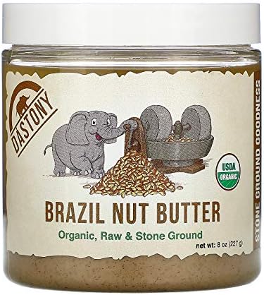 Amazon.com : Dastony Organic Raw Brazil Nut Butter, 8 oz | Only One ...
