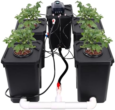 Amazon.com : RDWC Top Feed Drip Hydroponics Systems, Recirculating Deep ...