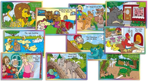 Buy Fairy Tales and Fables! Poster Bulletin Board Set Book Online at ...