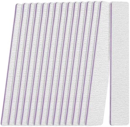 Amazon.com : Nail File (12 Pack), 180/240 Grit Emery Boards Nail Files ...