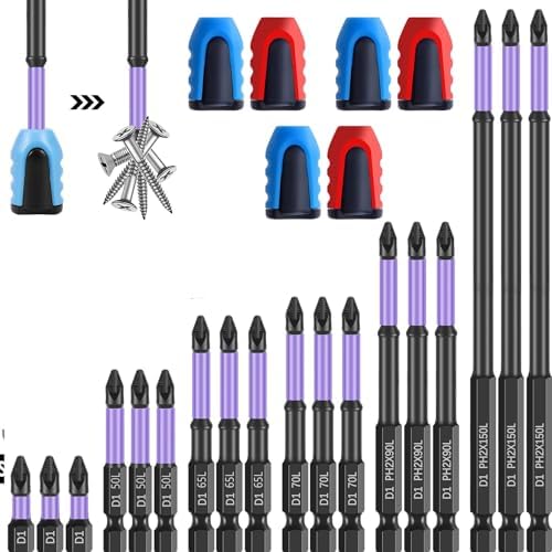 2024 High Hardness and Strong Magnetic Bit Set, Anti-Shock Non-Slip ...