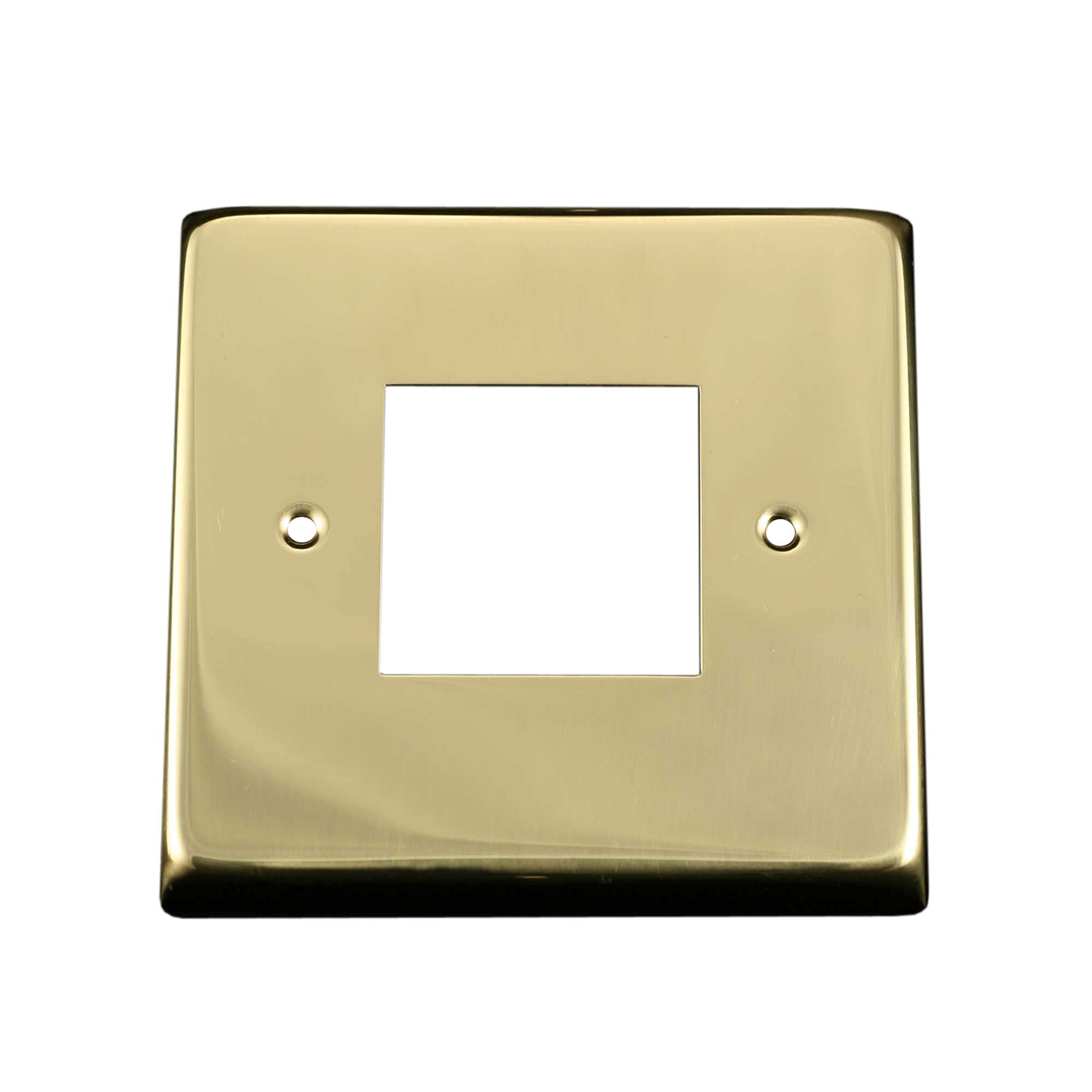 ElekTek Light Switch Cover Plate Conversion Double Victorian Brass ...