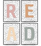 Amazon.com: PLKMN Boho Classroom Decor Set of 4, Reading Nook Decor ...