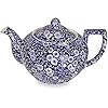Amazon.com | Burleigh Blue Calico Teapot 35oz: Blue Calico China: Teapots