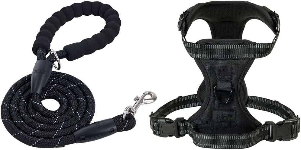 Amazon.com : Gorilla Grip Pet Leash and Dog Harness, Pet Leash is 5 FT ...