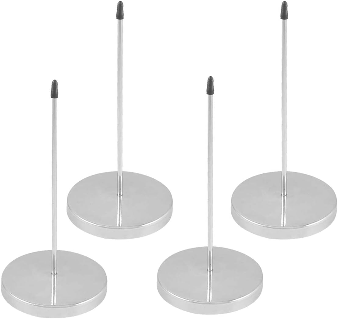 Paper Memo Holder with Straight Rod, Jicyor 4pcs Metal Receipt Holder ...