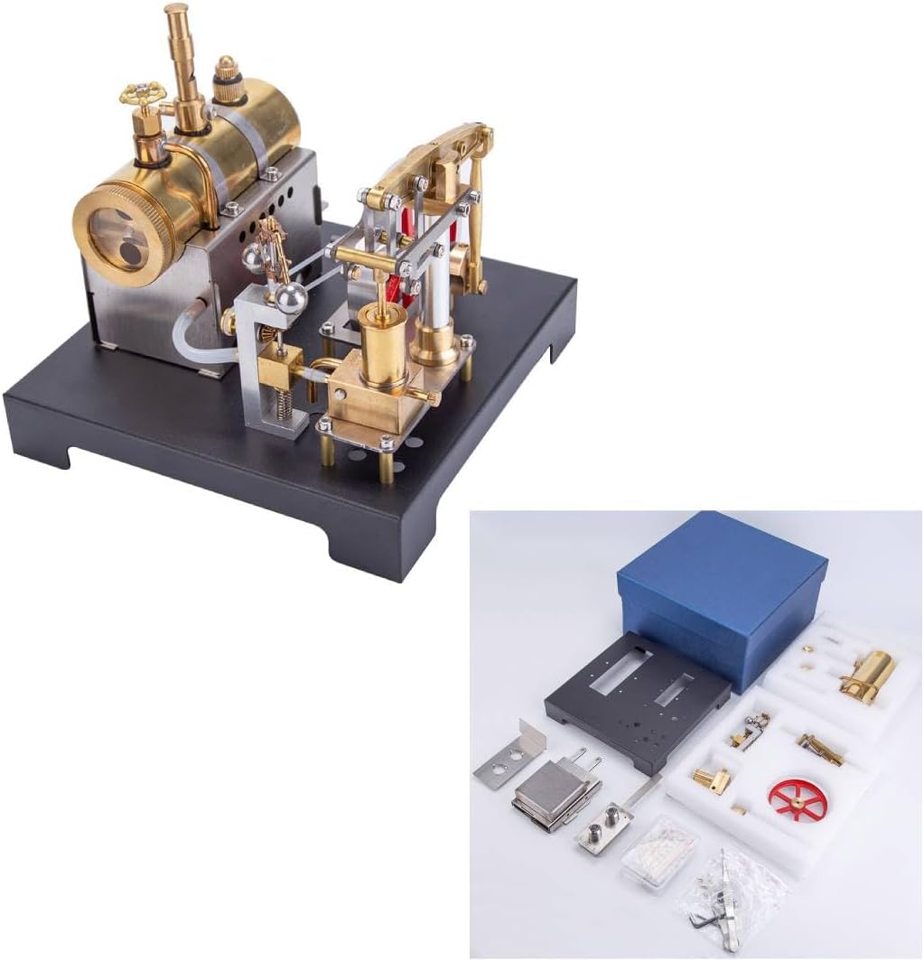 Amazon.com: Fundiyengdi Full Metal Steam Engine Model Kits That Works ...