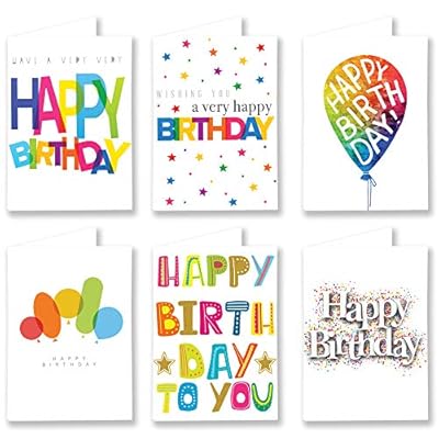Amazon.co.uk: birthday card packs