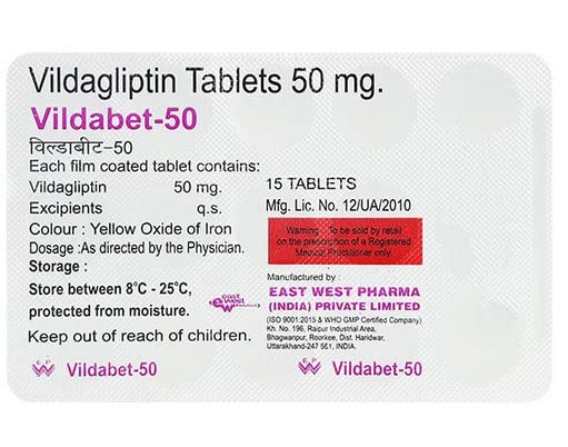 Vildabet-50MG - Strip of 15 Tablets : Amazon.in: Health & Personal Care
