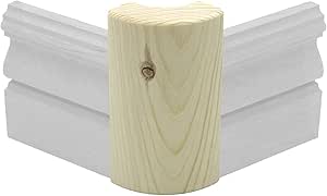Amazon.com: Pine Outside Radius Corner Base Block Bullnose, 3/4" x 2 1/ ...