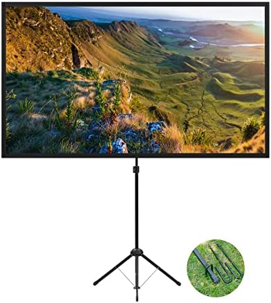 Display4top 60" Portable Projector Screen,4:3 Portable Foldable For ...