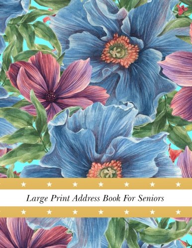 Amazon.com: Large Print Address Book For Seniors: Large Large Print ...