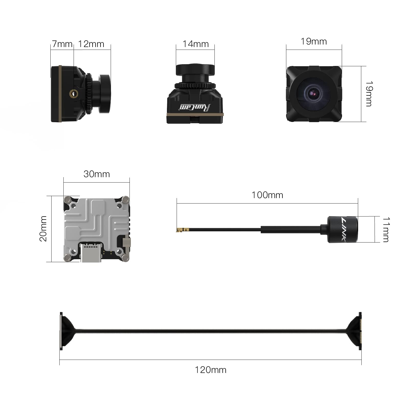 Buy RunCam Link MIPI FPV Camera Vista Air Unit Kit with MIPI HD ...