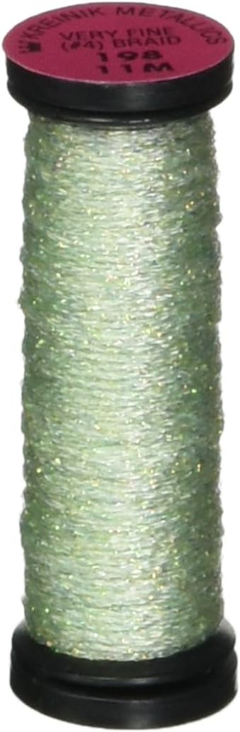 Amazon.com: Kreinik No.4 Very Fine Metallic Craft Braid, 12-Yard, Pale ...