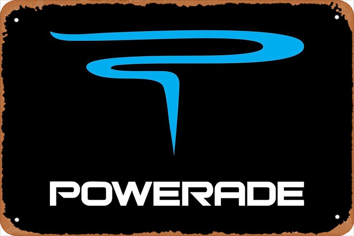 Amazon.com: drink Powerade dsign Metal Print Metal Tin Sign Vintage ...