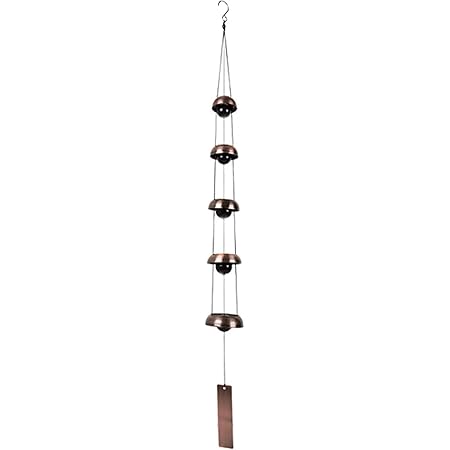 Amazon.com : Bell Wind Chimes, Temple Wind Bell, Red Copper Wind Chimes ...