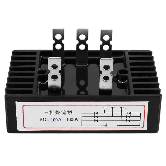 Buy Bridge Rectifiers SQL100A AC to DC 3 Phase Diode 100A 1600V ...