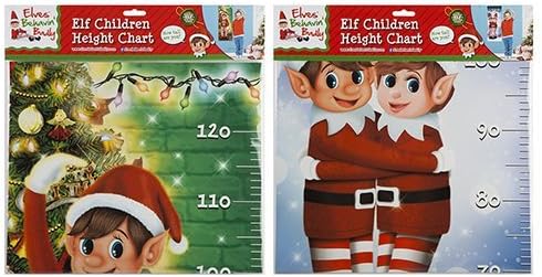 Elves Behaving Badly - Children's Elf 120cm Height Chart - Naughty Elf ...