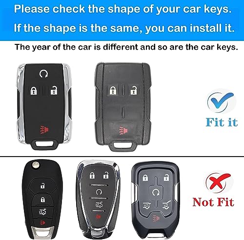 Snapklik.com : Kirsnda For GMC Key Fob Cover Case