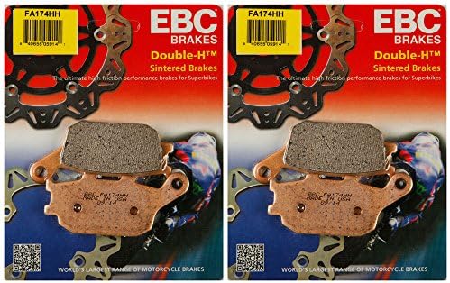Amazon.com: EBC Double-H Sintered Metal Brake Pads FA347HH (2 Packs ...
