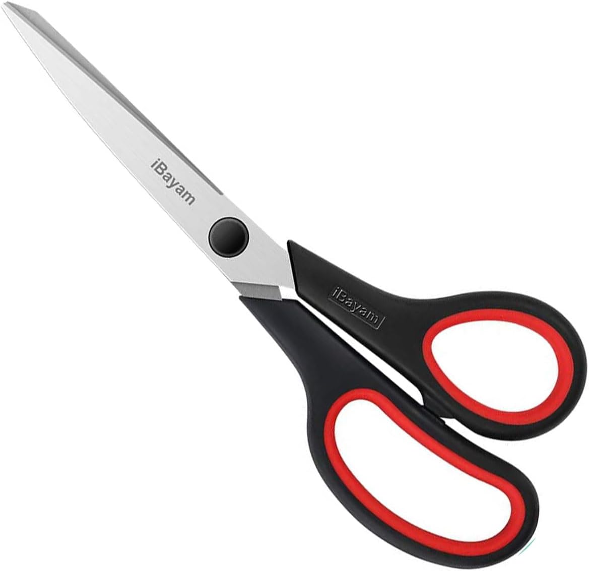 Hand-shears, iBayam 8" Heavy Duty Scissors Bulk 1-Pack, 2.5mm Thickness ...