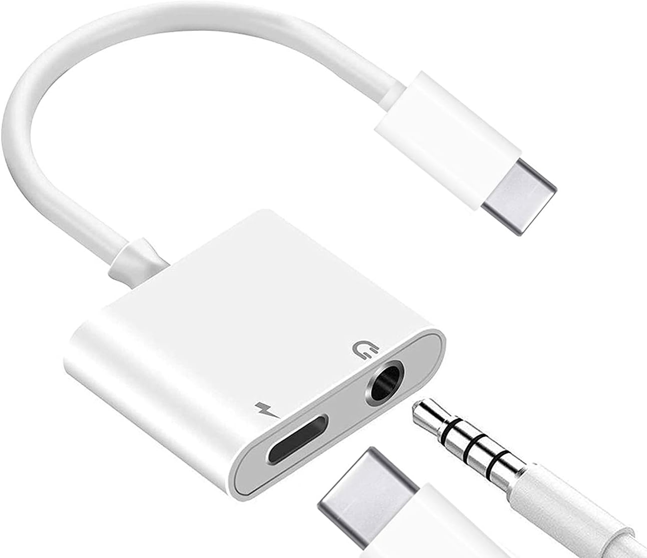 Amazon.com: USB C Hub, XINKSD Type C Adapter with Power Type C Charging ...