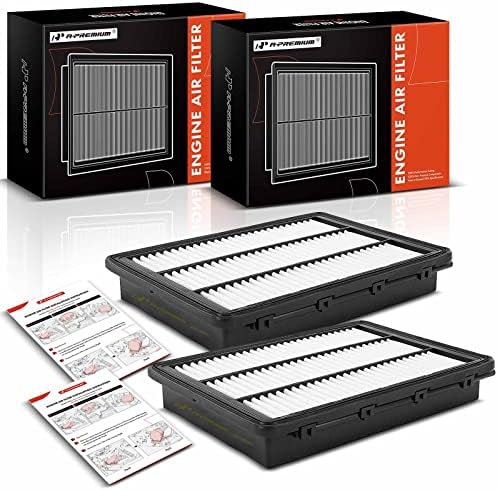 Amazon.com: A-Premium 2-PC Engine Air Filter Compatible with Hyundai ...