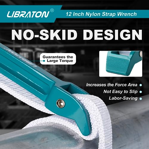 Snapklik.com : Strap Wrench, Nylon Strap Wrench, 12 Adjustable Oil ...