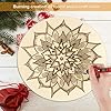 46Pcs Unfinished Blank Wood Slices - Pyrography Wood Blanks, 7Sizes ...