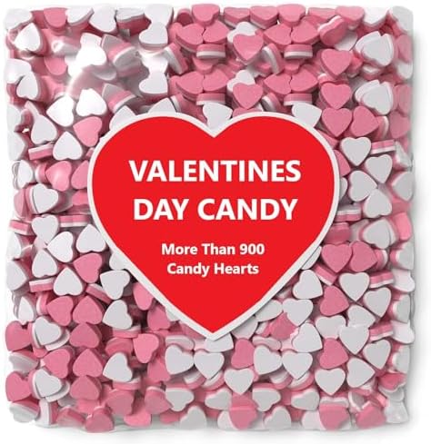 Amazon.com : Valentines Day Candy Hearts 2.2 LB Bulk- Valentines Candy ...
