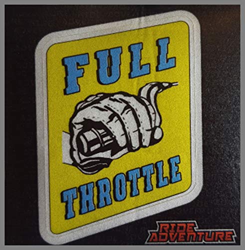 Ride Adventure Full Throttle Sticker for Car & Bike : Amazon.in: Car ...