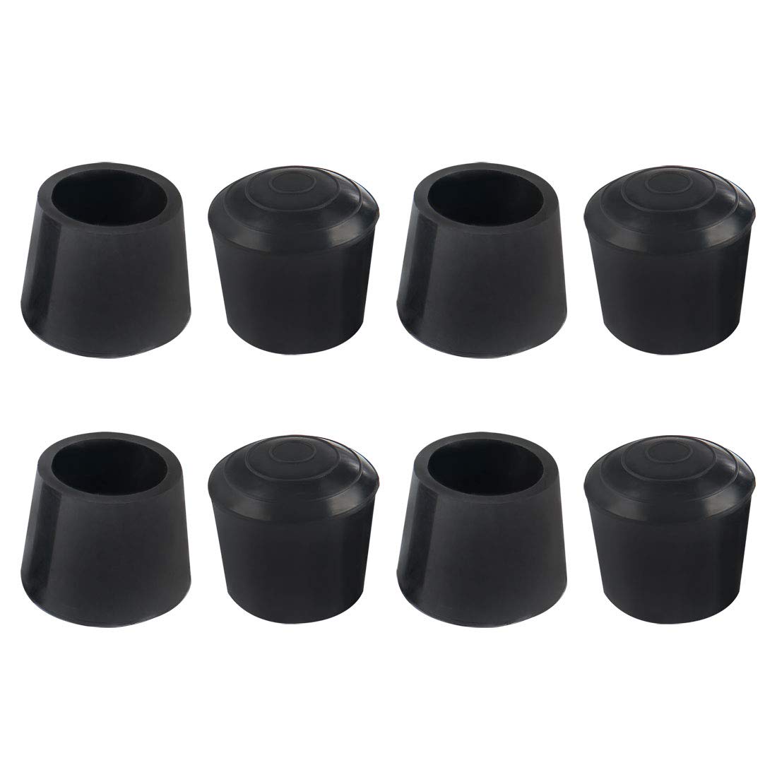 uxcell 8pcs Chair Leg Tips Caps 19mm 3/4 Inch Rubber Furniture Table ...