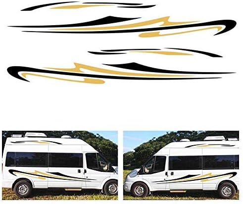 2PCS Universal Mountain Design Motorhome Stripes Decorative Camper Vans ...